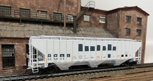 TANGENT HO Scale PS 4750 Covered Hopper NIB Weathered One Of A Kind ...