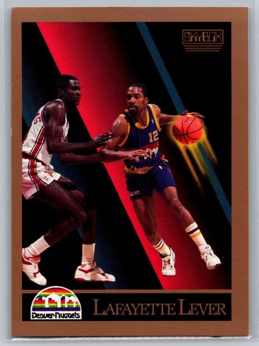 Lafayette Lever 1990-91 SkyBox BASKETBALL #78 Denver Nuggets | eBay