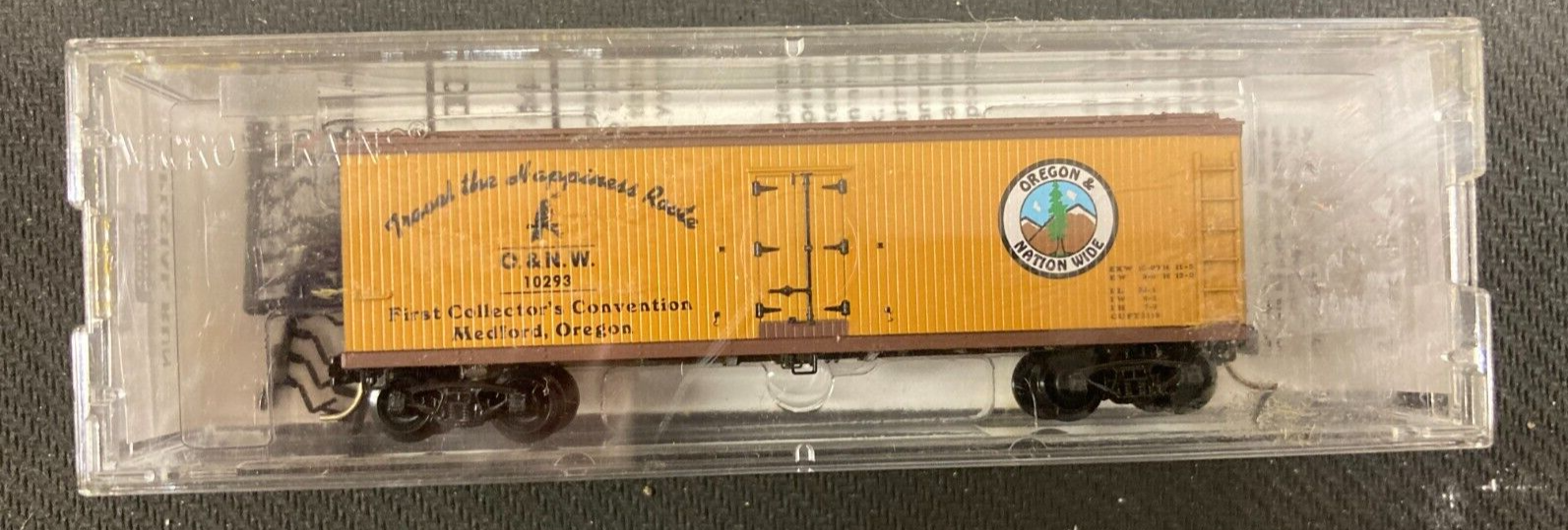 N Scale *OREGON & NATIONWIDE* 40' Reefer, ONW 10293 -Micro Trains ...