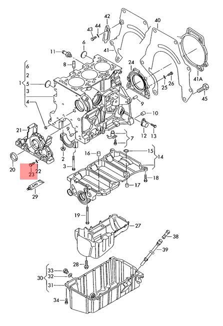 Genuine VW/Audi Hexagon Socket Head Bolt With Shoulder 10pcs N90945002 ...