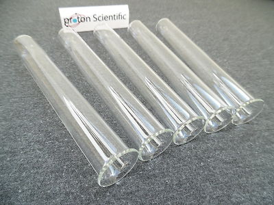 Glass Test Tubes 5 x Kimble Brand 16mm x 125mm With Rims ( Pack of Five ...