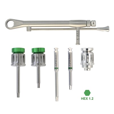 Implant Screwdriver Hex 1.2 Driver Dental Torque Wrench Adapter Megagen ...