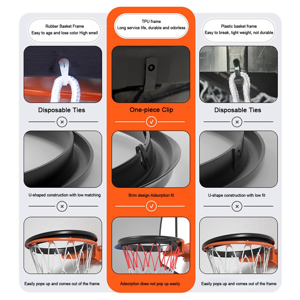 PU Basketball Net Basketball Frame Net Basketball Hoops Basketball ...