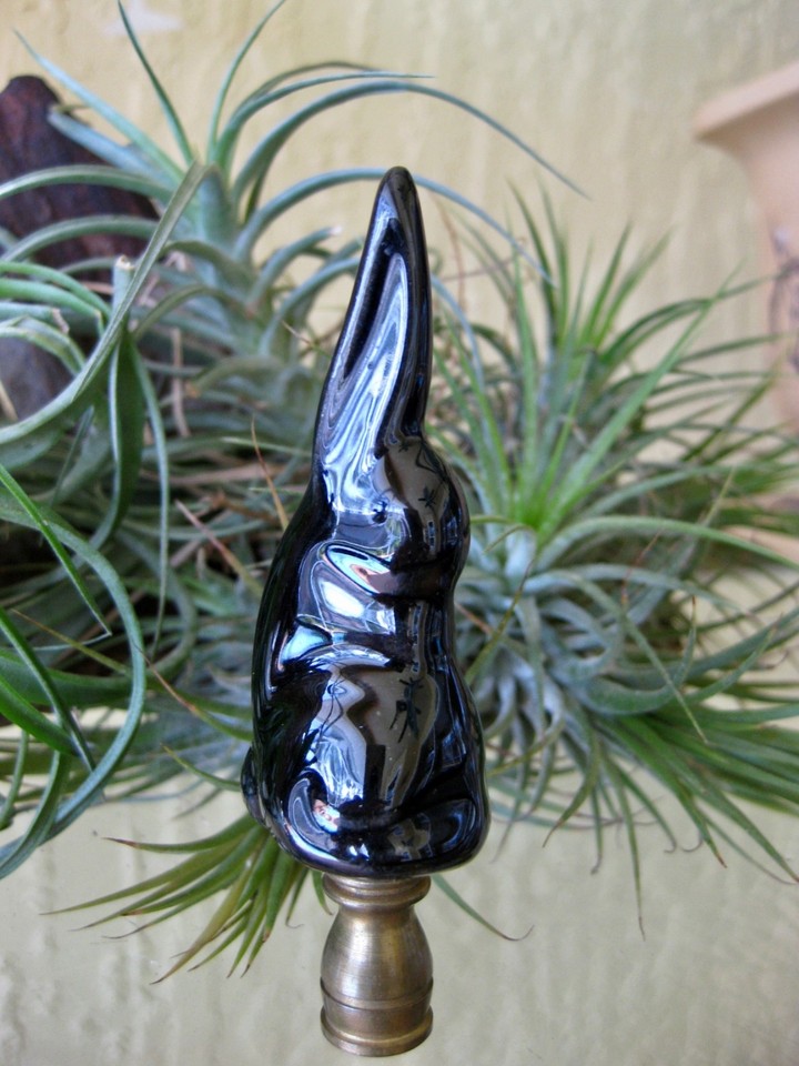 Haeger Greyhound Lamp Finial Mid Century Rare Rabbit | eBay