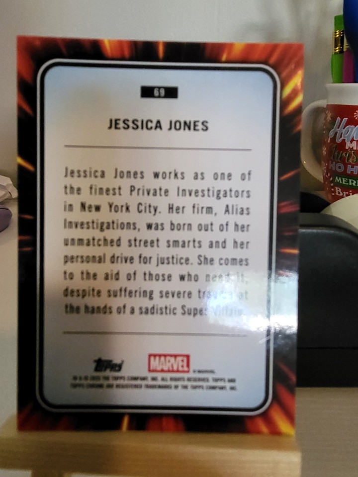 2025 Topps Chrome Marvel Jessica Jones Green Shimmer 53/99 #69 | eBay