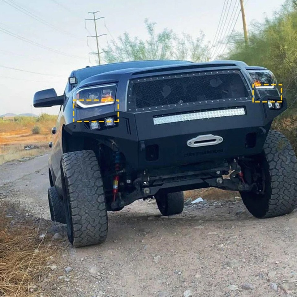 Bumper Grille Headlight Filler Cover FOR TUNDRA Toyota 2007-13 45150 ...