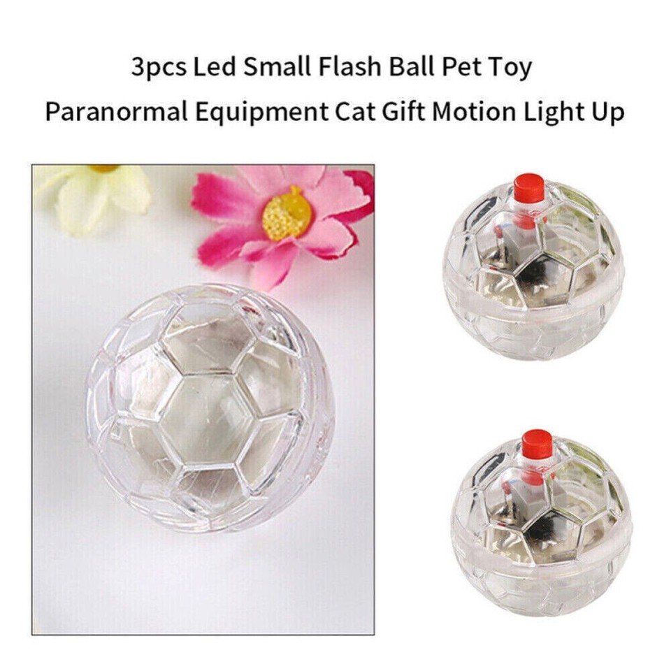 Ghost Hunting Motion Light Up Flash Balls Paranormal Equipment Pet Toy ...