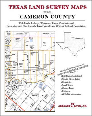 Cameron County Texas Land Survey Maps Genealogy History | eBay