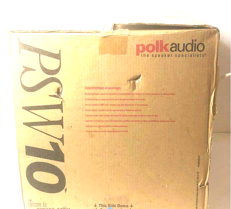 Polk Audio PSW10 100 Watts Powered Subwoofer | eBay