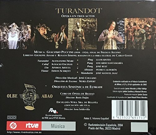 Turandot [Audio CD] Puccini; Jose Collado and Alessandra Marc | eBay