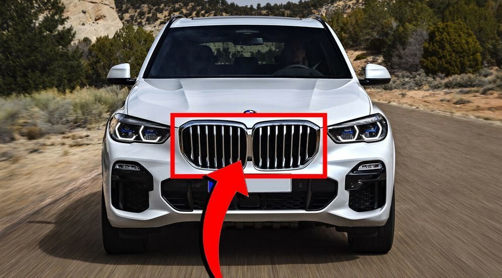 NEW GENUINE BMW X5 SERIES G05 FRONT CENTER MAIN KIDNEY GRILL ...
