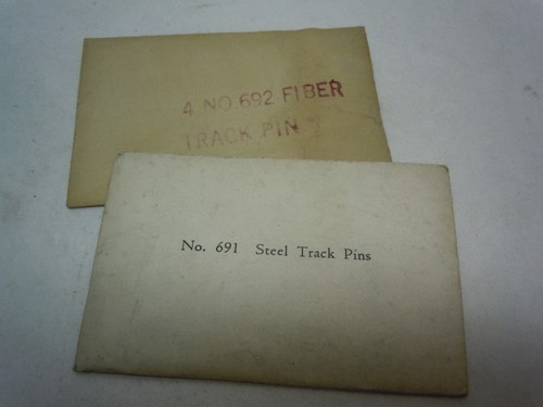 American Flyer PARTS NEW unused 691 track pins 692 Fiber Pins | eBay