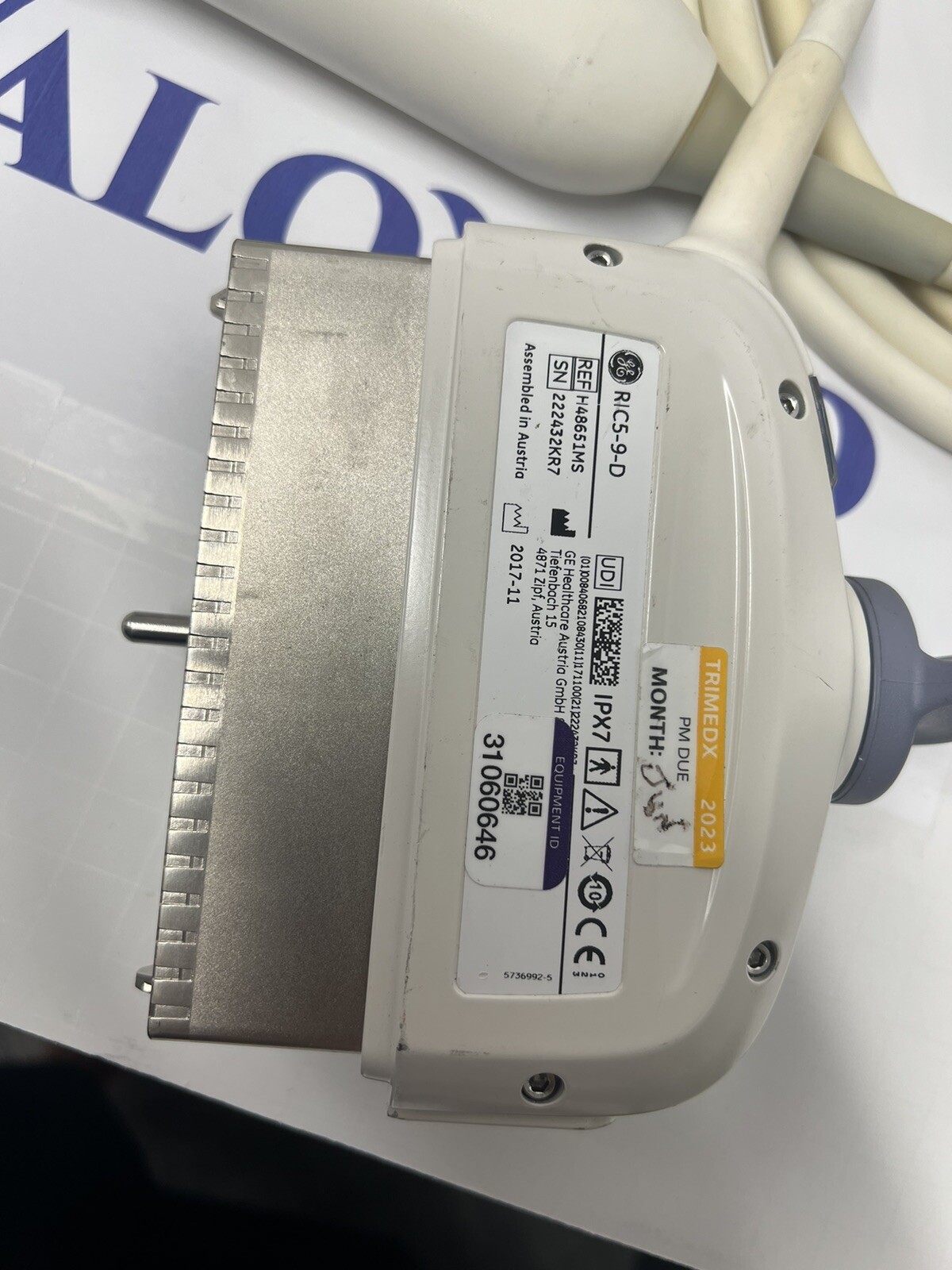 GE RIC5-9-D Ultrasound Probe for sale online | eBay