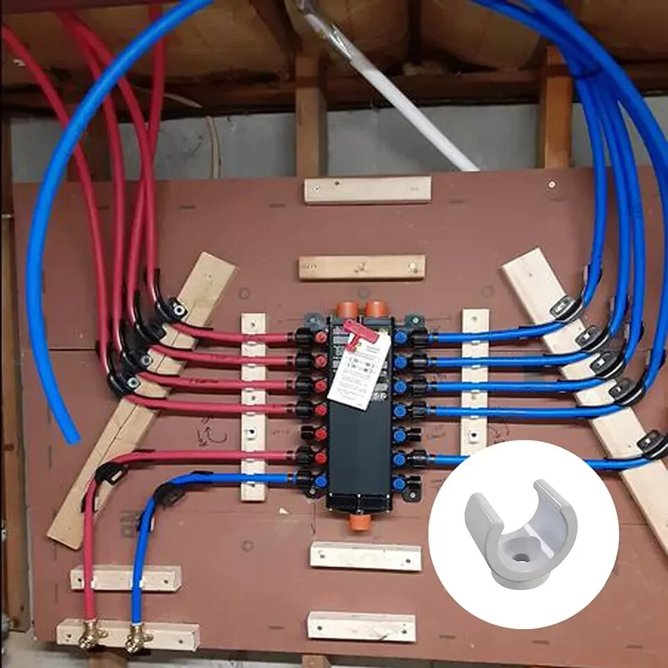 20Pcs PEX Pipe Support Hangers, U-Hook PEX Holder PVC Water Pipe Clamps ...