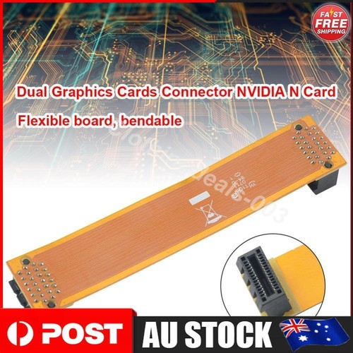 Flexible Crossfire Cable Dual Graphics Cards Connector NVIDIA N Card ...