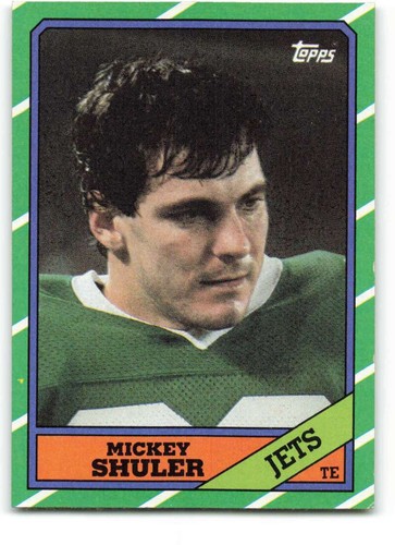 1986 Topps #102 Mickey Shuler NM++ NY Jets ID:314562 | eBay