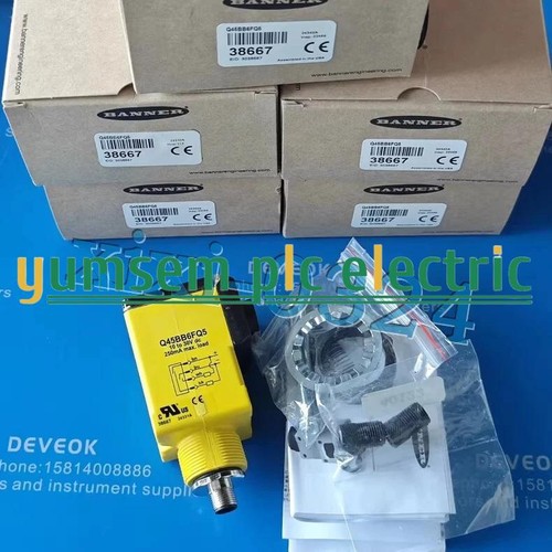 New BANNER Q45BB6FQ5 38667 Sensor Fast delivery DHL/Fedex Fastshipping ...