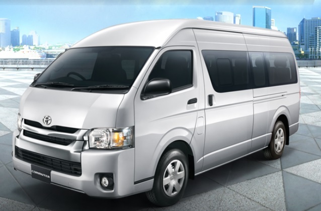 SET REAR BACK BLACK MIRROR VIEW SIDE FOR TOYOTA HIACE COMMUTER D4D VAN ...