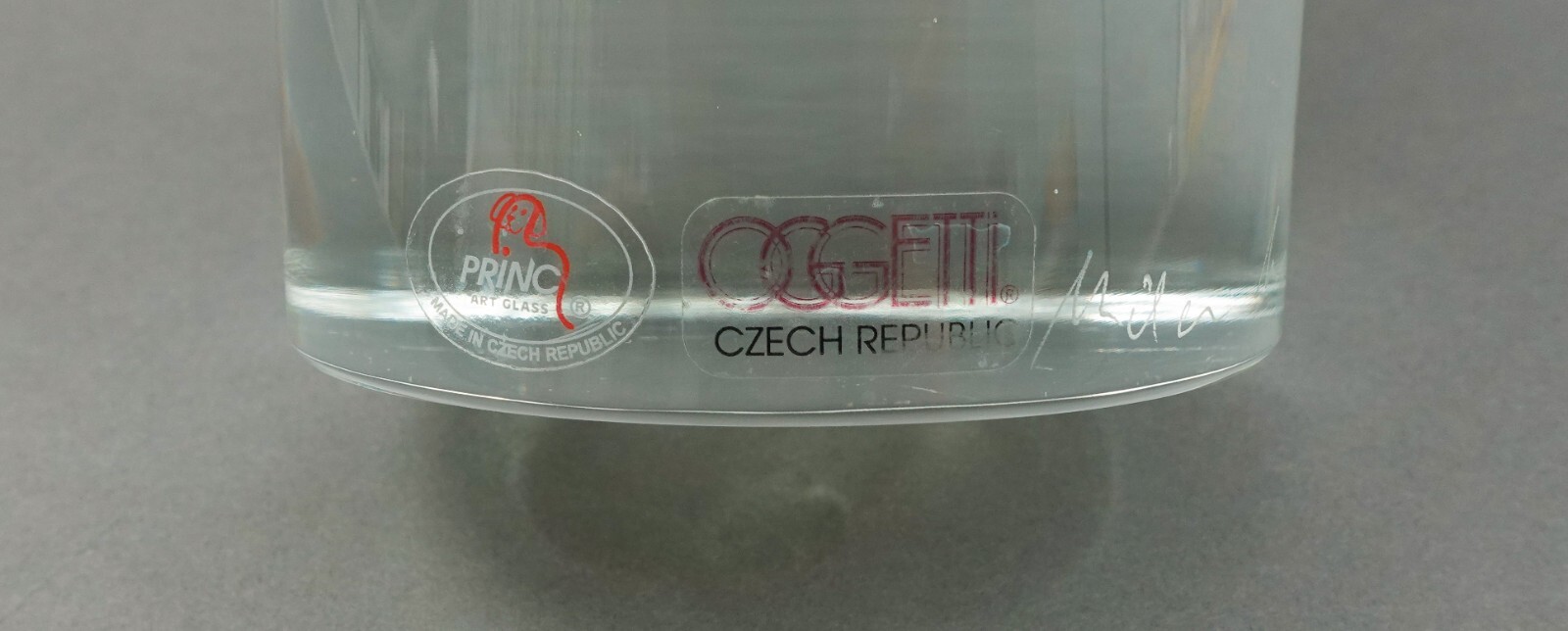 Milan Machacek Princ Oggetti Optical Art Glass Lenses Concave Cylinder ...