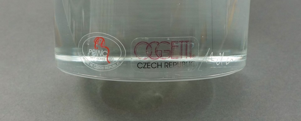 Milan Machacek Princ Oggetti Optical Art Glass Lenses Concave Cylinder ...