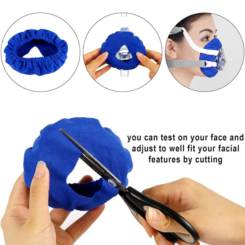 4Pcs Mask Liners for CPAP Fabric Reusable Cover Full Face Mask Cushion ...