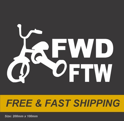 FWD JDM Car Sticker Decal Vinyl JDM i30N Golf Corolla Camry MPS | eBay