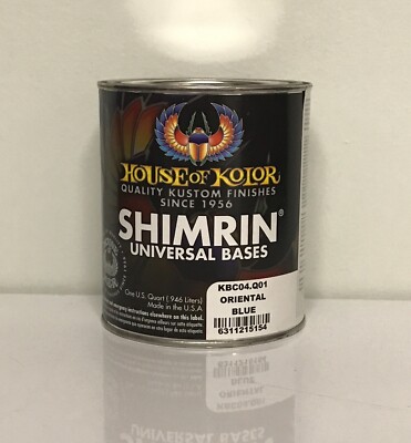 House of Kolor C2C KBC04 Oriental Blue Kandy Basecoat Shimrin 2 (QUART ...