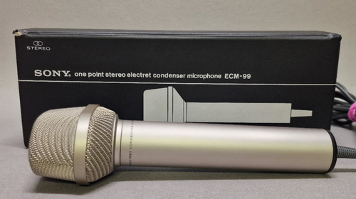Sony ECM-99 One Point Stereo Electret Condenser Microphone | eBay