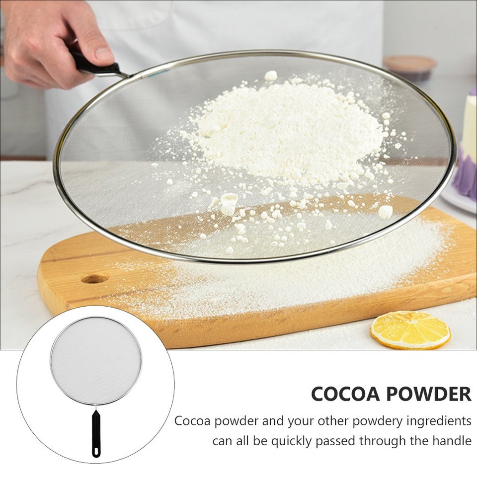 Sifting Screen for Cooking Fine Mesh Flour Sifter Kitchen Colander ...