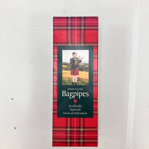 Set of Scottish Junior Playable Bagpipes in Original Box Musical ...
