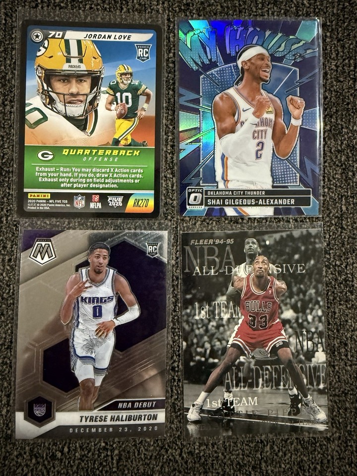 13 Card Lot Stars Jordan Mahomes Shai Jeter JROD Ohtani Rcs Insert #d ...