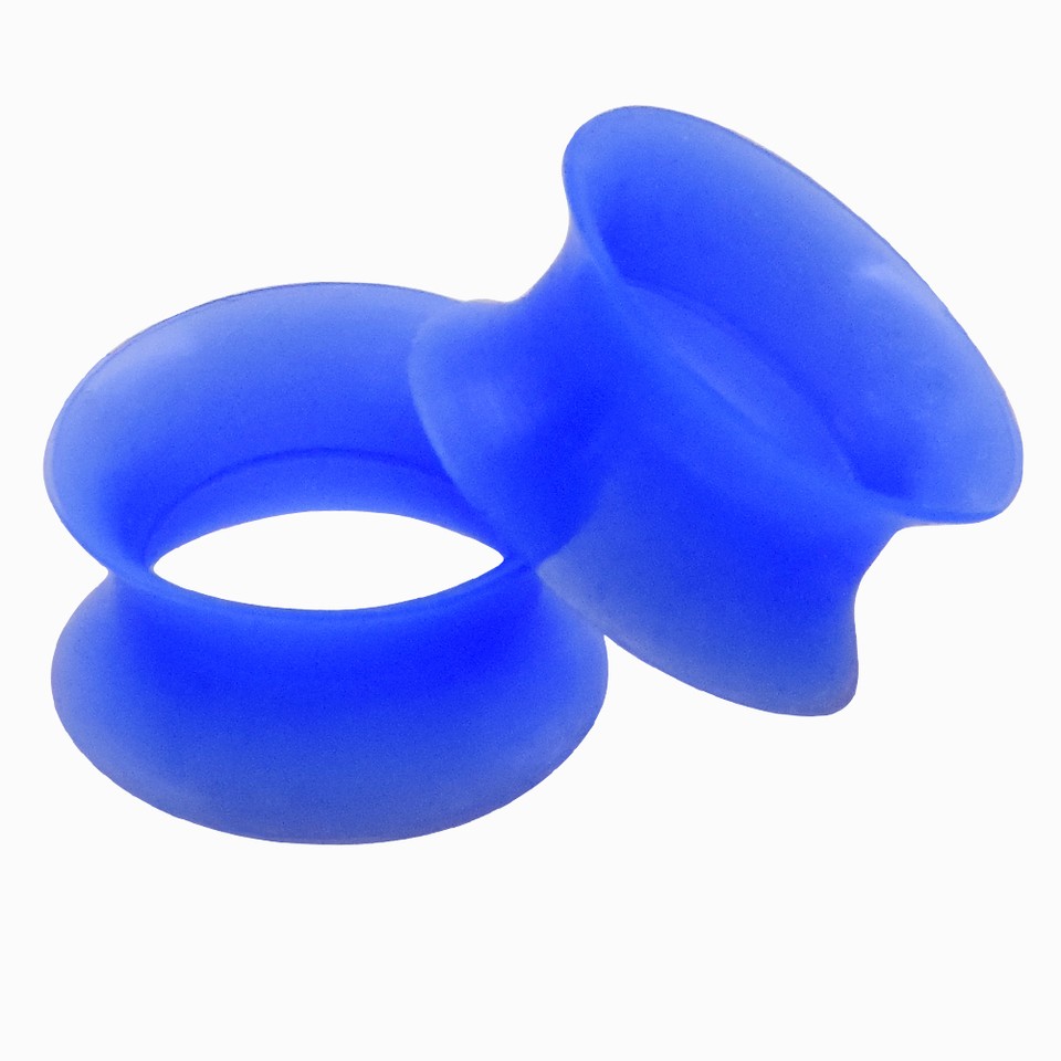 Combo 9 Pair Kit-Soft Silicone Ear Tunnels Plugs Gauges Earlets ...