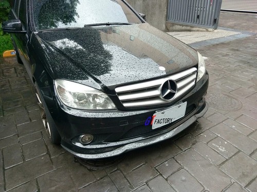CARBON FRONT LIP SPOILER CS STYLE FOR MERCEDES W204 AMG PACKAGE PRE ...