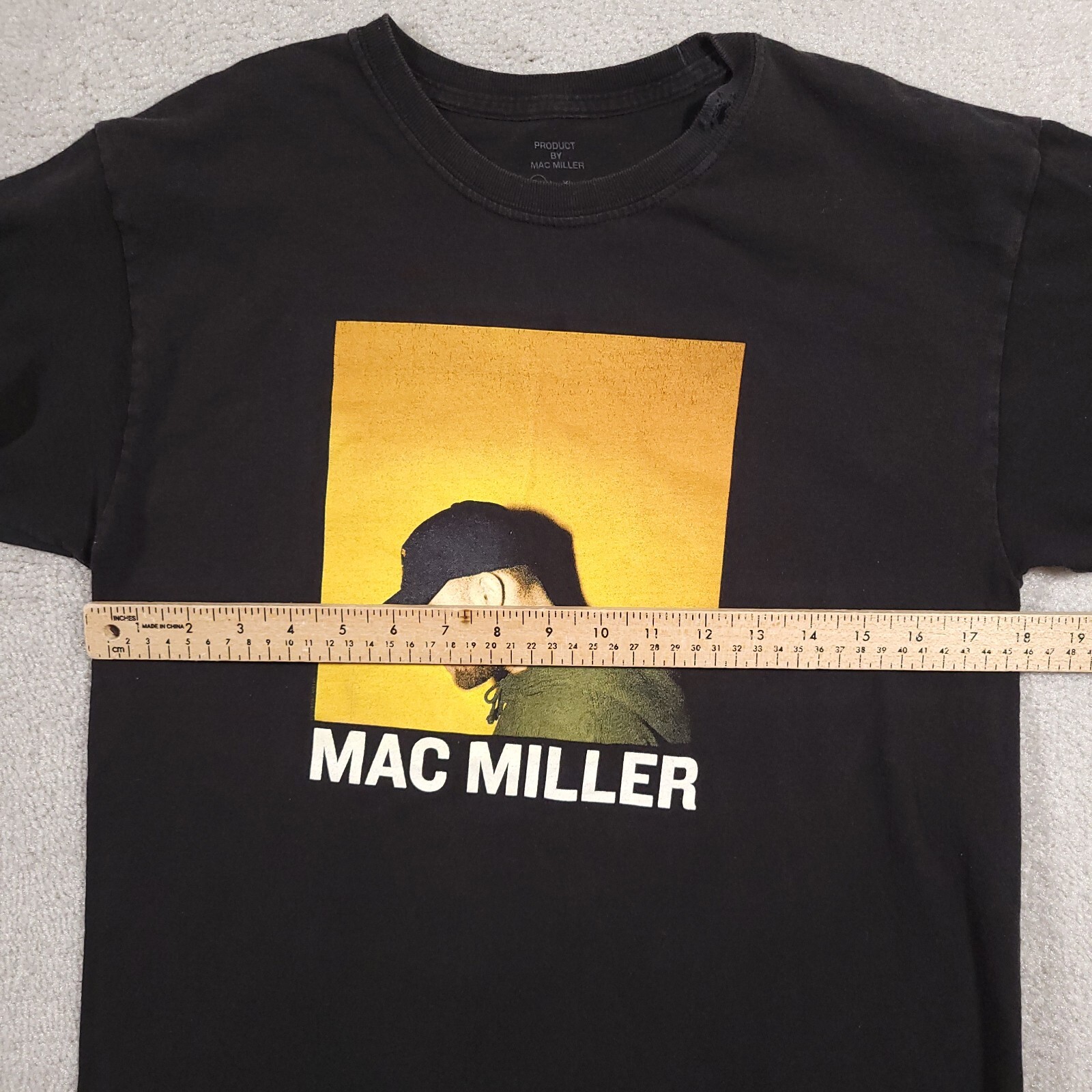 Mac Miller Official Side Profile Shirt Mens Medium Bl… - Gem