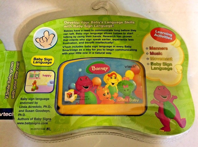 Smartridge Barney (Vtech V.Smile Baby, 2007) for sale online | eBay