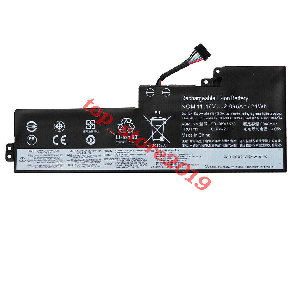 NEW Battery 01AV421 01AV420 01AV419 For Lenovo ThinkPad T480 T470 A485 ...