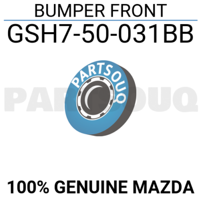 GSH750031BB Genuine Mazda BUMPER FRONT GSH7-50-031BB | eBay