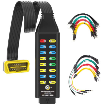 Car Breakout Box OBDII Protocol Detector Can Test Box OBD2 Break Out ...