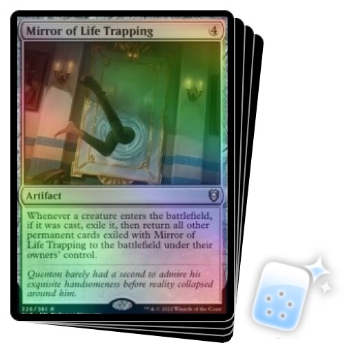 FOIL MIRROR OF LIFE TRAPPING X4 Commander Legends: Battle For Baldur's ...