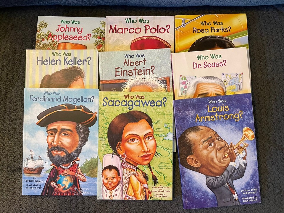 Lot 17 Who Was Who Was What Was Series Books Set Biography History WHO ...