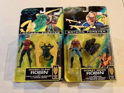 Kenner Batman Forever Hydro Claw Robin & Street Biker Robin Action ...