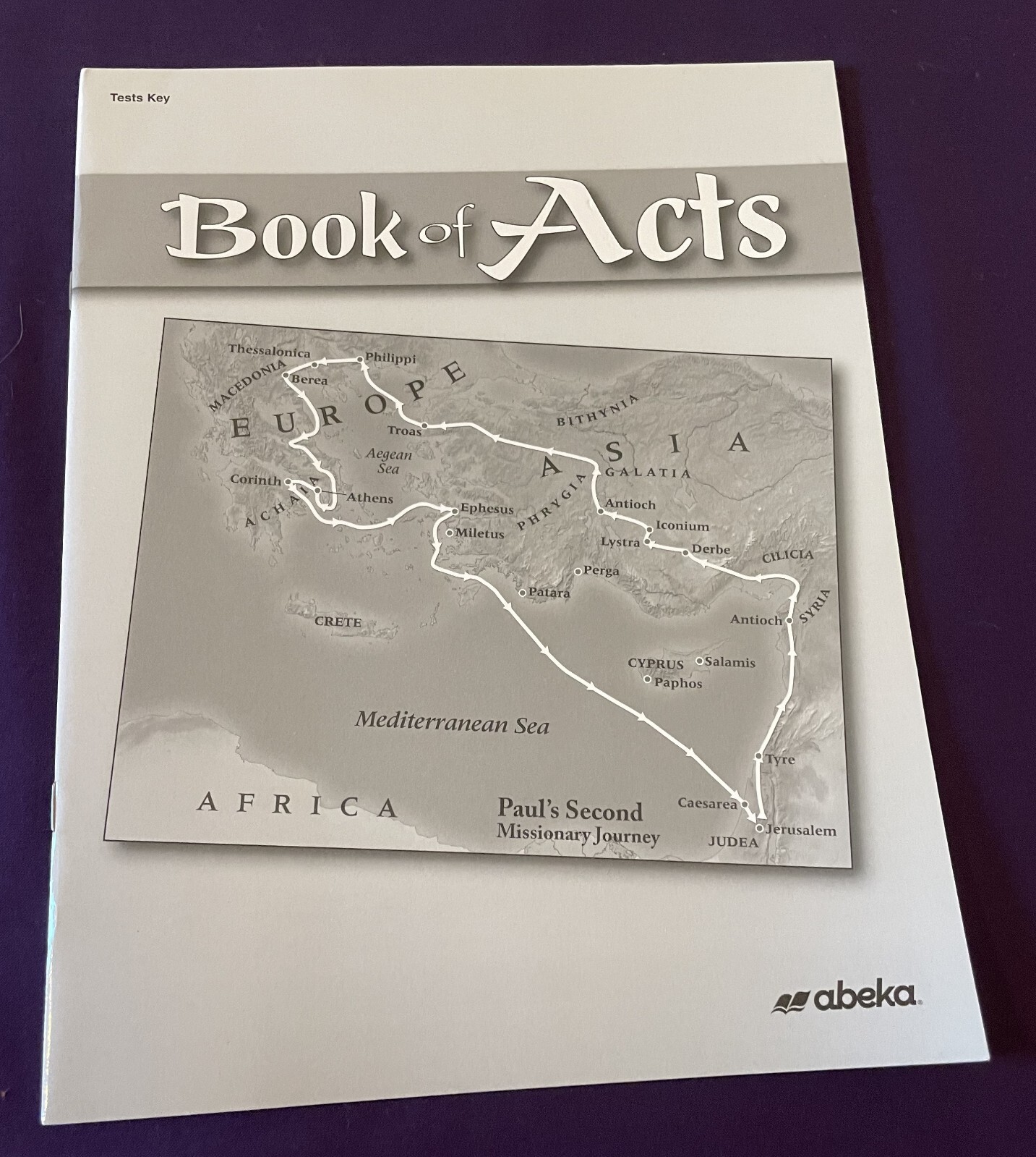 Abeka Books Bible Series Book of Acts Test Key NEW | eBay