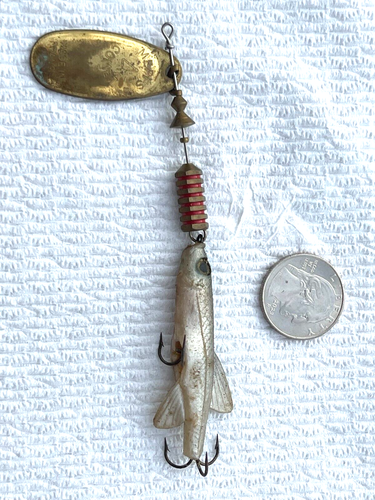 MEPPS Comet 4 Minnow Spinner Lure Treble Hooks Made in France | eBay