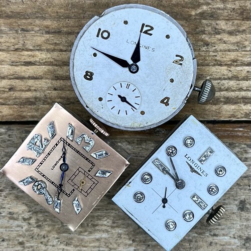 9LT, 9LN, 12.92 Longines Wrist Watch Movements - Diamond Dial - 15, 17 ...