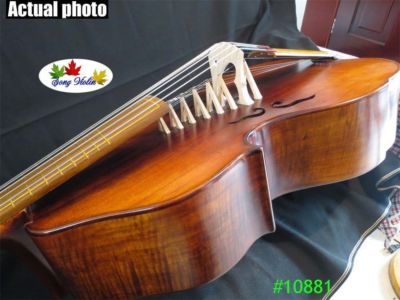 SONG Copy old install Frets 25 1/4" viola da gamba with (7 bridges) 14 ...