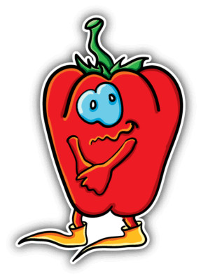 Funny Cartoon Tomato Car Bumper Sticker Decal | eBay