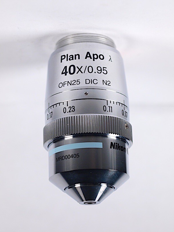 Nikon Plan APO 40x LAMBDA DIC N2 ∞ M25 Eclipse Microscope Objective | eBay