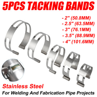 Exhaust Pipe Tacking Band Clamp-On For Welding Fabrication 2", 2.5", 3 ...