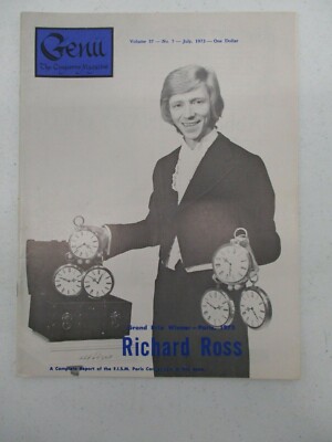 GENII THE CONJURORS MAGAZINE JUJLY 1973 RICHARD ROSS GRAND PRIX MAGIC ...