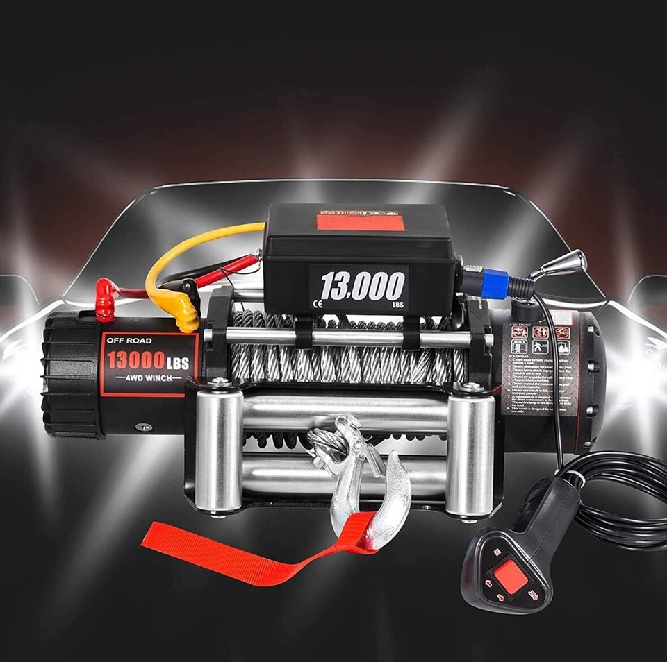 Universal Electric Winch Remote Control Controller With 9.2ft Cable For ...